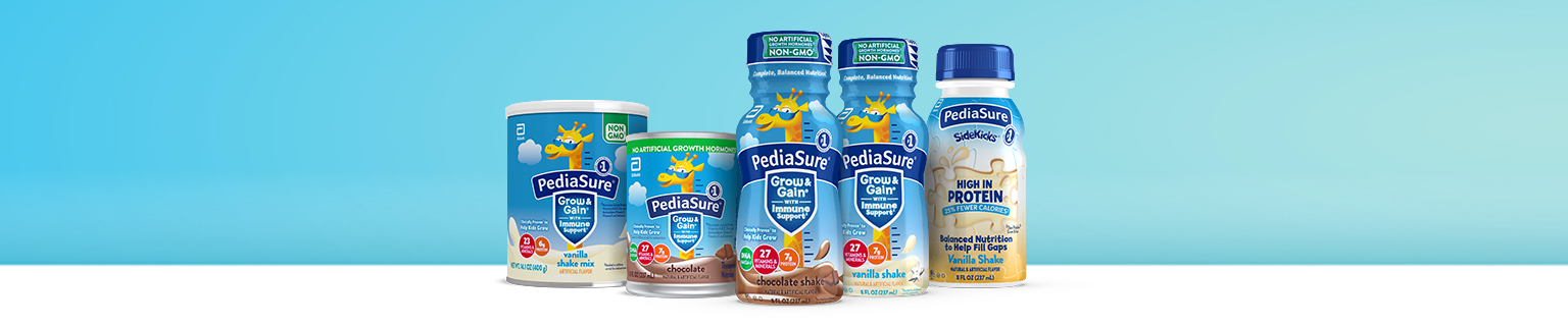 PediaSure Drinks and Shakes for Kids | Abbott Nutrition